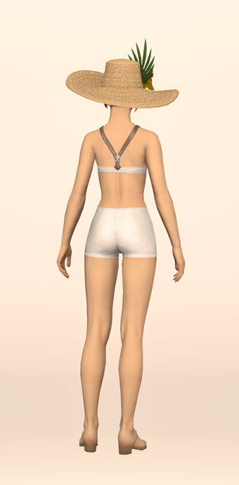 Gold Roselle Capeline Set | Eorzea Collection