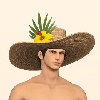 Gold Roselle Capeline Set | Eorzea Collection