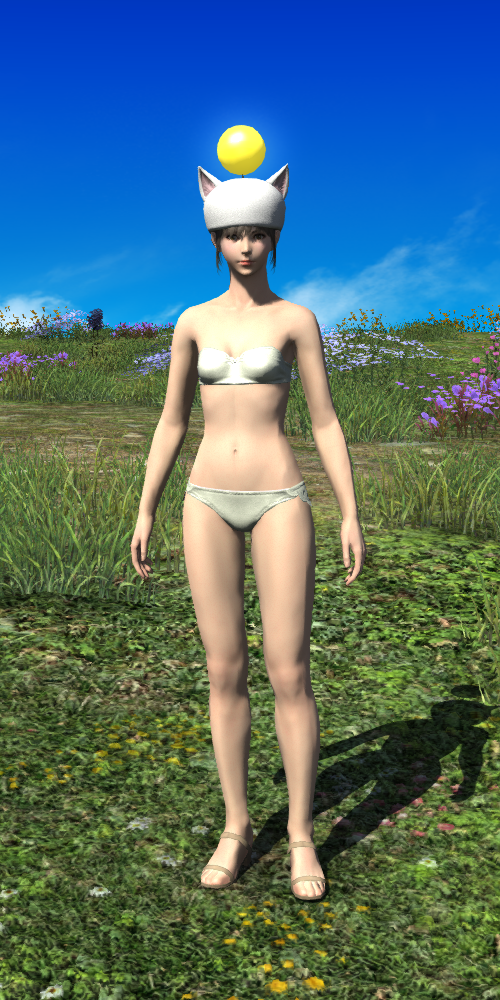 Yellow-pommed Moogle Cap Set | Eorzea Collection