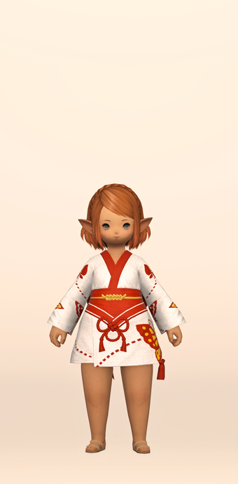 Lady's Yukata Redfly Set | Eorzea Collection