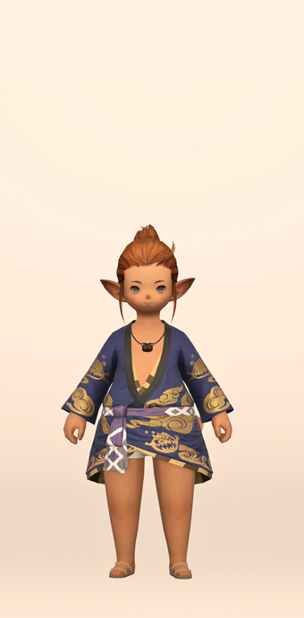 Lord's Yukata Blueflame Set | Eorzea Collection